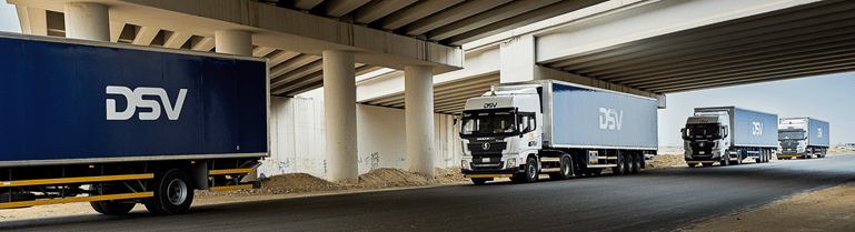 Road transport services for land shipments | DSV MENA