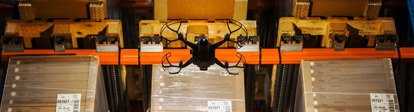 Automated drones to manage inventory | DSV
