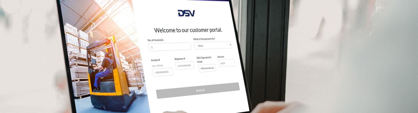 PayDSV for DSV Air & Sea