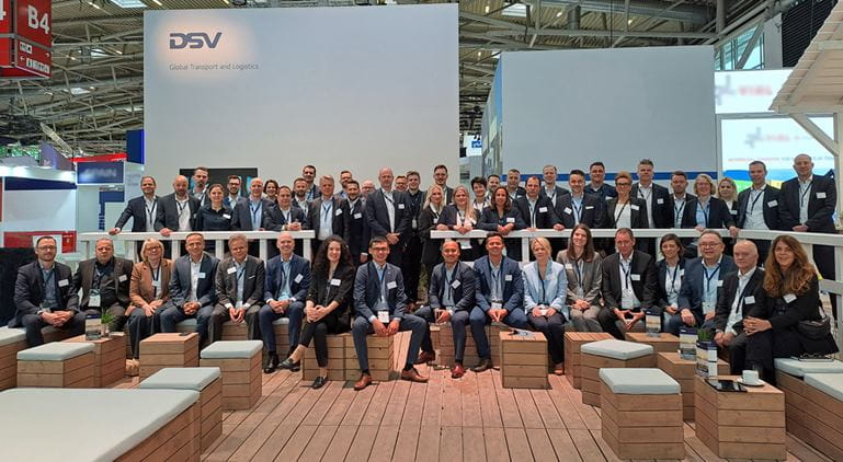 DSV Messestand auf der transport logistic