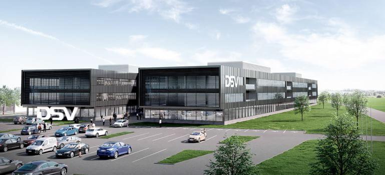 DSV opfører Europas største logistikcenter ved Horsens | DSV