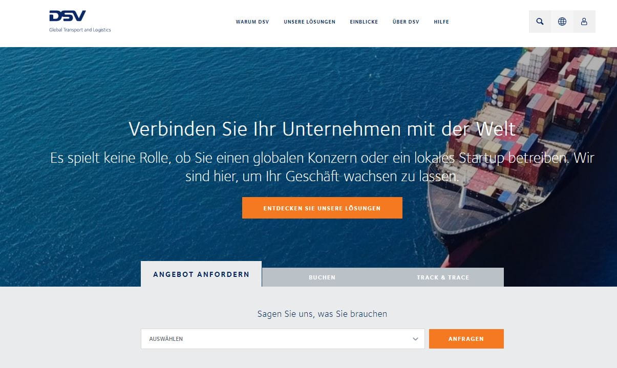 DSV präsentiert sich mit neuer Website