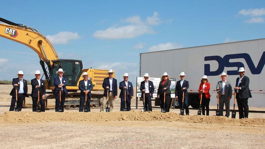 DSV breaks ground on new Laredo, Texas facility