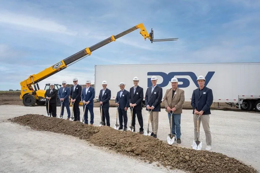 DSV breaks ground on new facility in Chicago metro area