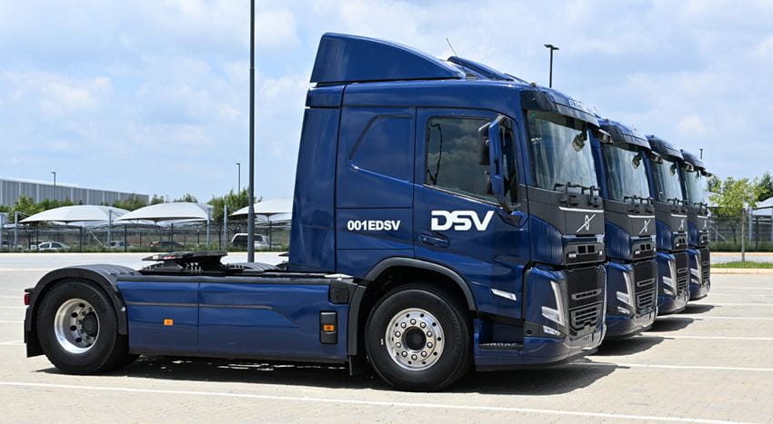 Celebrating the addition of six new Electric Trucks|DSV