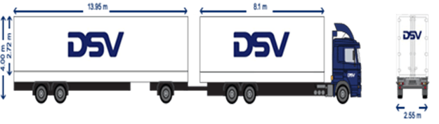 Trailer types and sizes | DSV Transport and Logistics