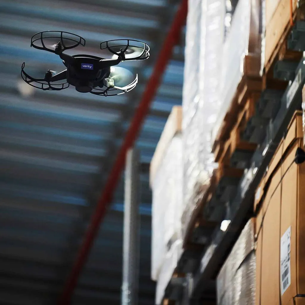 Automated drones to manage inventory | DSV