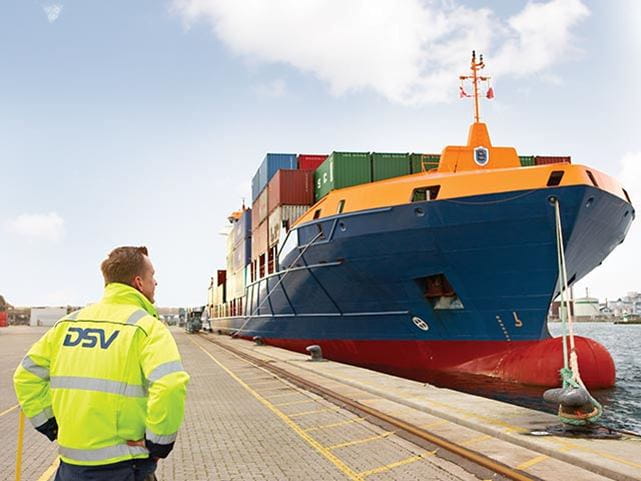The DSV logo | DSV Global Transport and Logistics