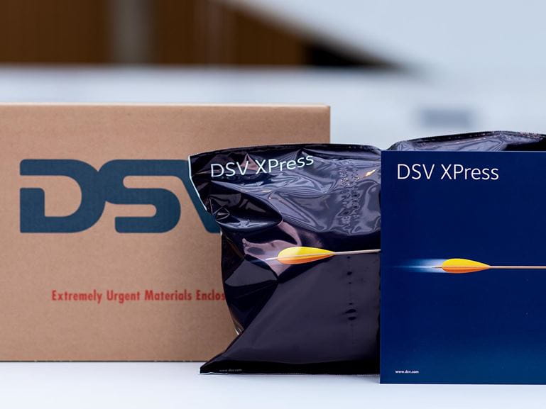 Packaging materials for courier services - DSV XPress | DSV