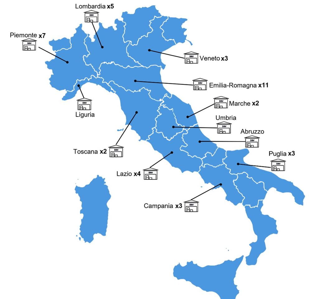 Transport to and from Italy by road | DSV