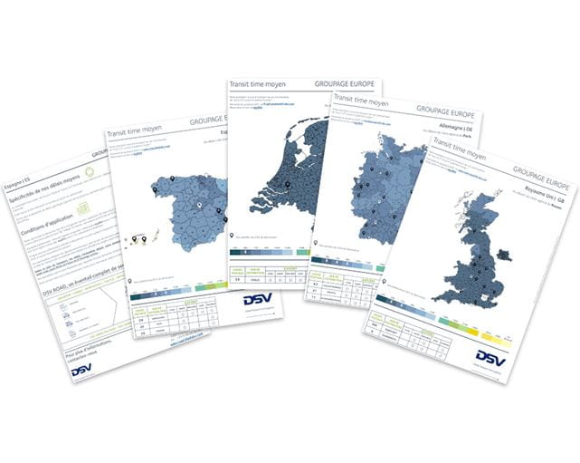 Destinations en Europe | DSV