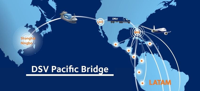 DSV Pacific Bridge: Multimodal de China a LATAM | DSV