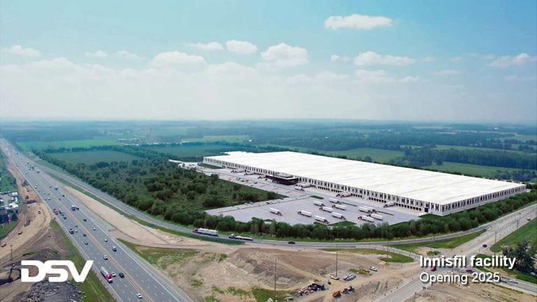 DSV Canada Launches 1.3M Sq Ft Innisfil Facility Project