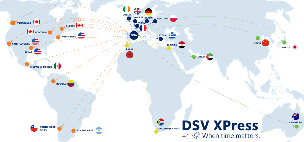 Servicio de paquetería express y mensajería