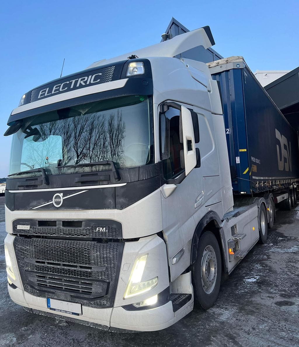 Ännu en eldriven tung lastbil i drift | DSV