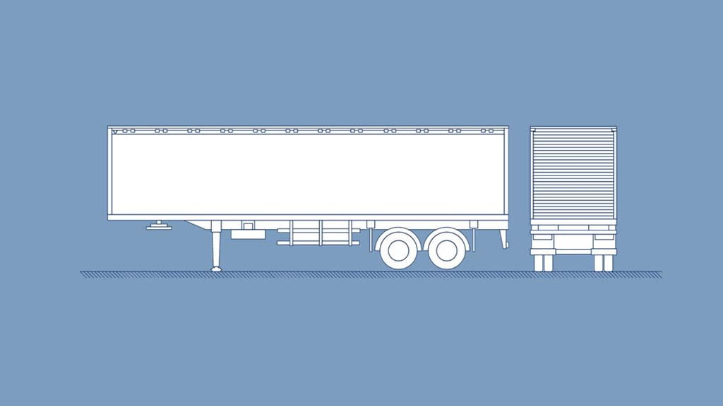 Shipping trailer | Dry van in the United States | DSV