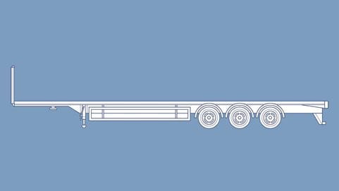Shipping trailer | Flatbeds in the United States | DSV