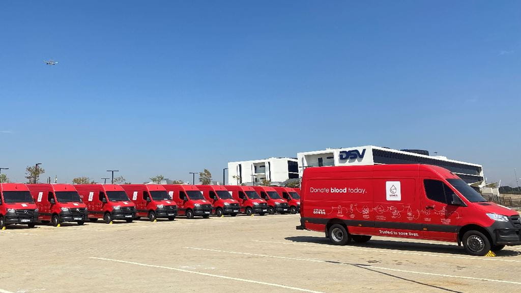Supporting SANBS with moving life-saving blood | DSV