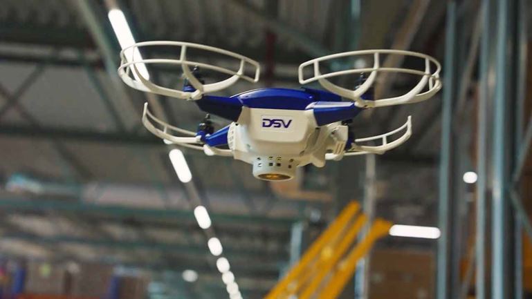 Automated drones to manage inventory | DSV